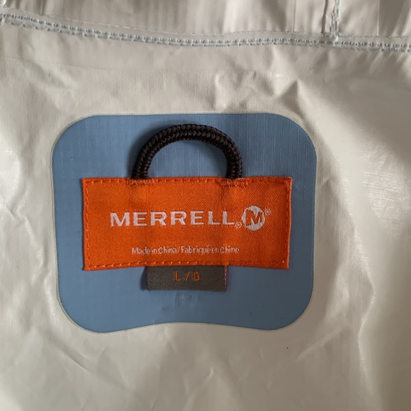 Merrell | Jackets & Coats | Merrell Womens Light Blue White Optishell ...
